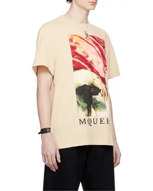 Alexander McQueen Graphic Printed Crewneck T-shirt