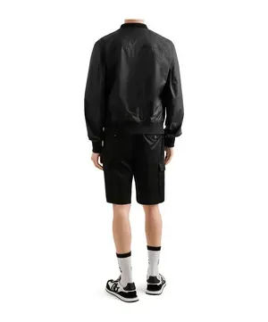 Dolce & Gabbana Logo Tag Zipped Bomber Jacket