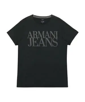 Emporio Armani Logo Details T-shirt - Black