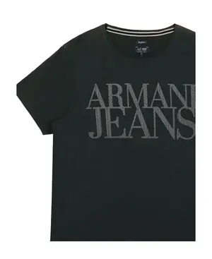 Emporio Armani Logo Details T-shirt - Black