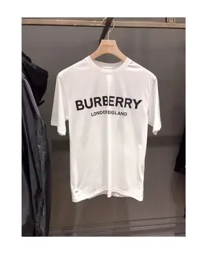 Burberry Logo Print Crewneck T-shirt