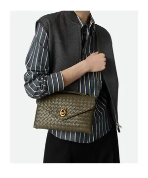 Bottega Veneta Knot Lock Bag - Green