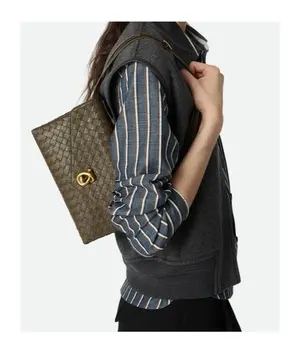 Bottega Veneta Knot Lock Bag - Green