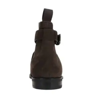 Church's Almond Toe Ankle Boots With Side Strap And Buckle