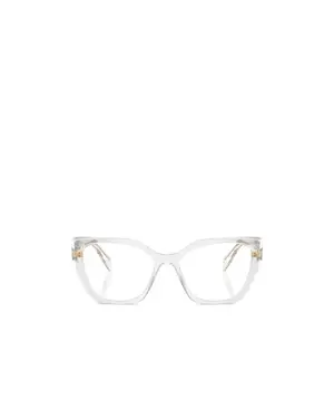 Prada Cat-eye Frame Glasses - Transparent Grey