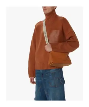 J.W.ANDERSON Jw Anderson Patch Pocket Turtleneck Knitted Jumper - Red