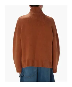 J.W.ANDERSON Jw Anderson Patch Pocket Turtleneck Knitted Jumper - Red