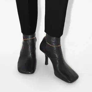 Burberry Square Toe Slinky Legging Boots