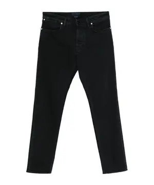 Stone Island Logo Patch Slim Fit Jeans