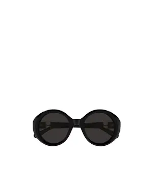 Chloé Eyewear Round Frame Sunglasses - Black