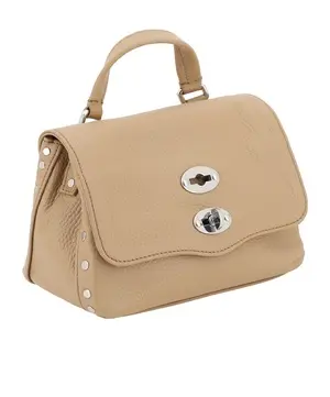 ZANELLATO Flip Shoulder Bag - Beige