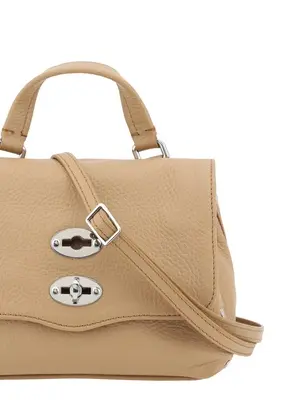 ZANELLATO Flip Shoulder Bag - Beige