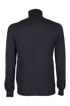 PAOLO PECORA Roll Neck Knitted Jumper - Black