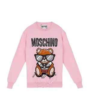 Moschino Knitted Pullover With Floral Detail