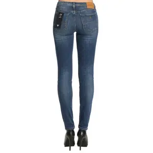 Emporio Armani Skinny Jeans With Logo Detail