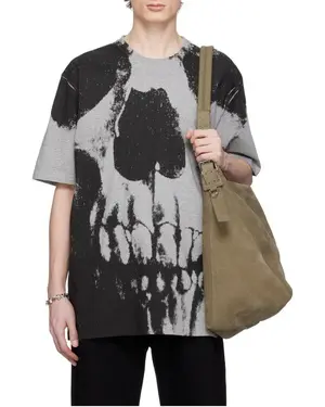 Alexander McQueen Skull Printed Crewneck T-shirt