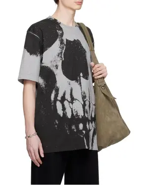 Alexander McQueen Skull Printed Crewneck T-shirt
