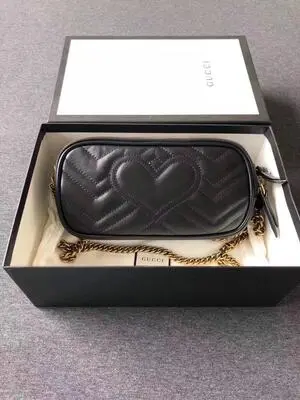 Gucci Gg Marmont Mini Chain Bag