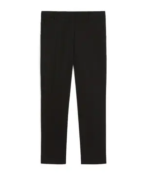 Max Mara Straight Leg Cropped Tailored Trousers