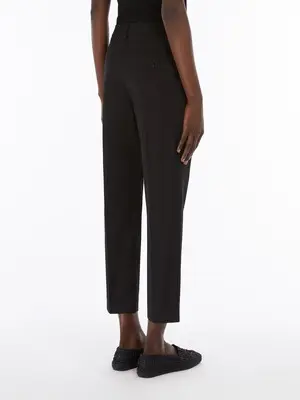 Max Mara Straight Leg Cropped Tailored Trousers