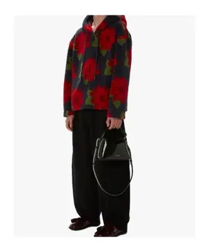 J.W.ANDERSON Floral Printed Zipped Hooded Jacket