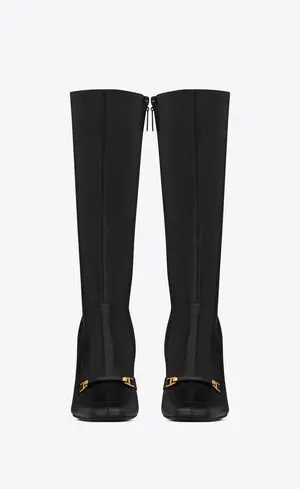 Saint Laurent Camden High-heeled Boots With Side Zippers
