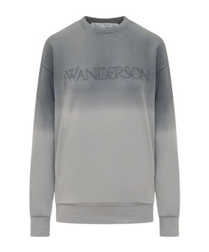 J.W.ANDERSON Logo Embroidered Tie-dye Sweatshirt - No