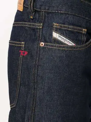 DIESEL® D-macs Straight Leg Jeans - Black