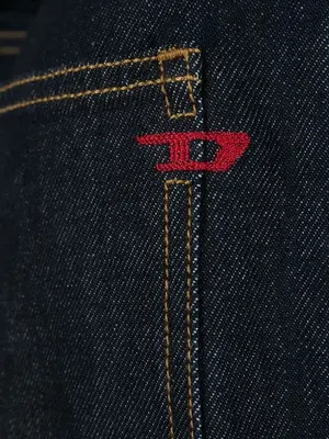 DIESEL® D-macs Straight Leg Jeans - Black