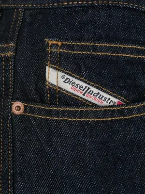 DIESEL® D-macs Straight Leg Jeans - Black
