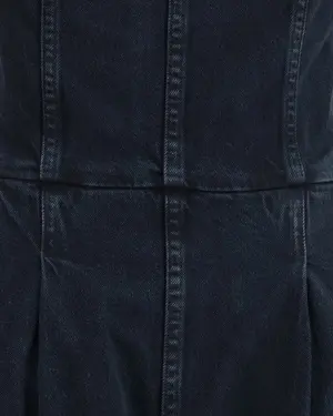 AGOLDE Strapless Denim Jumpsuit With Side Pockets