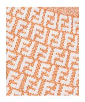 Fendi Ff-logo Knitted Mini Skirt