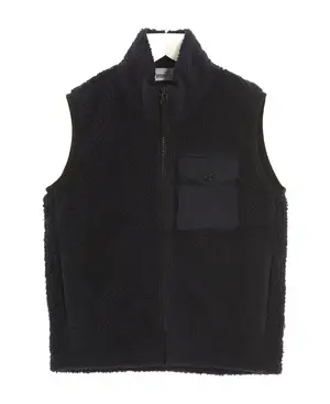 Stone Island Logo Patch Vest - Blue