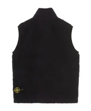 Stone Island Logo Patch Vest - Blue