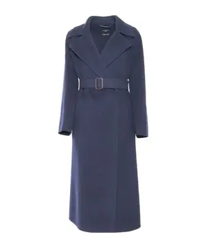 Max Mara Manu Belted Long-sleeved Coat