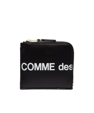 Comme Des Garçons Cdg Large Logo Wallet - Black