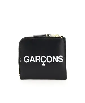Comme Des Garçons Cdg Large Logo Wallet - Black