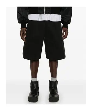 ENTIRE STUDIOS Boxing Shorts - Black
