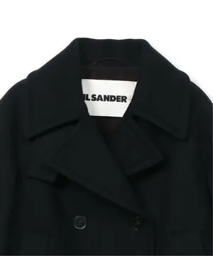 JIL SANDER Double-breasted Wool Jacket With Side Pockets