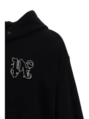 Palm Angels Monogram Embroidered Hoodie