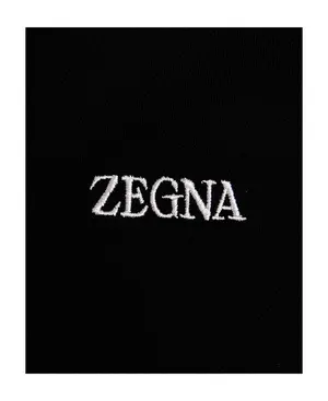 Zegna Logo Embroidered Short-sleeved Polo Shirt - No