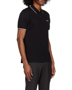 Zegna Logo Embroidered Short-sleeved Polo Shirt - No