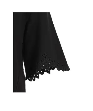 Isabel Marant Étoile Shana Cutwork Embroidered Shirt - Black