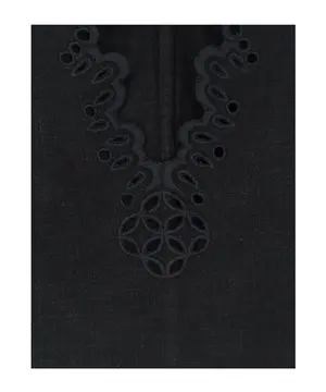 Isabel Marant Étoile Shana Cutwork Embroidered Shirt - Black