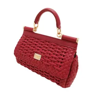 Dolce & Gabbana Small Woven Shoulder Bag