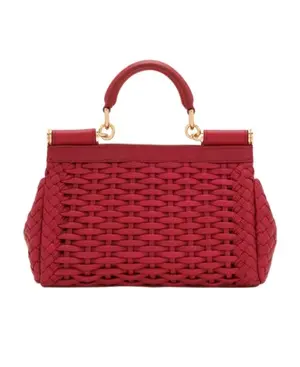 Dolce & Gabbana Small Woven Shoulder Bag