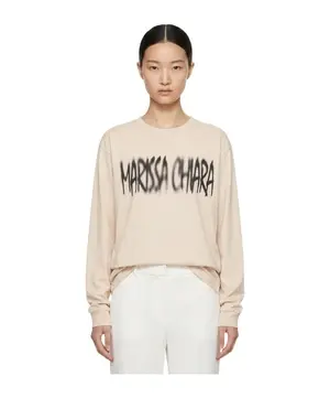 Marissa Chiara Long-sleeved Logo T-shirt