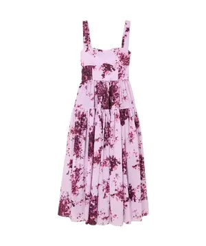Erdem Floral Print Dress - Pink