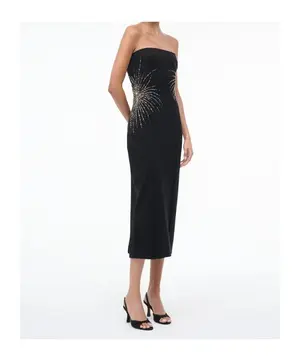 Staud Britney Dress With Firework Embellishments