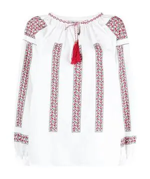CELINE Celine Embroidered Folk Blouse